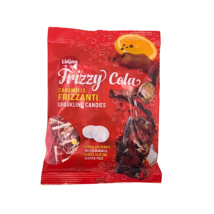 Bonbon Cola Liking Frizzy – Pétillants Sans Gluten 150g — EasyGusto.fr